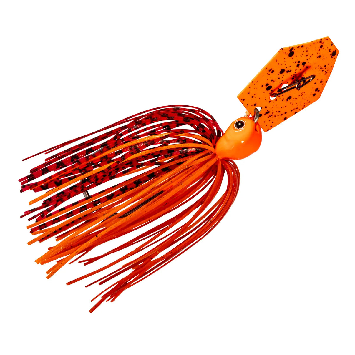 Z-Man Chatterbait Jackhammer 3/8 OZ - Fire Craw Orange Blade – Lucky ...